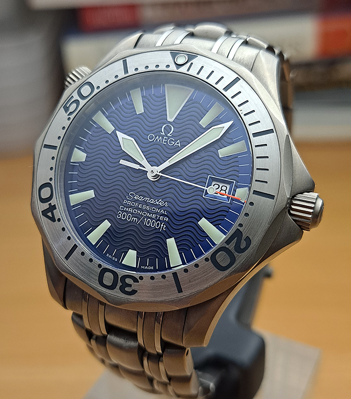 Omega Seamaster Professional 300M Chronometer Titanium Wristwatch Ref ...