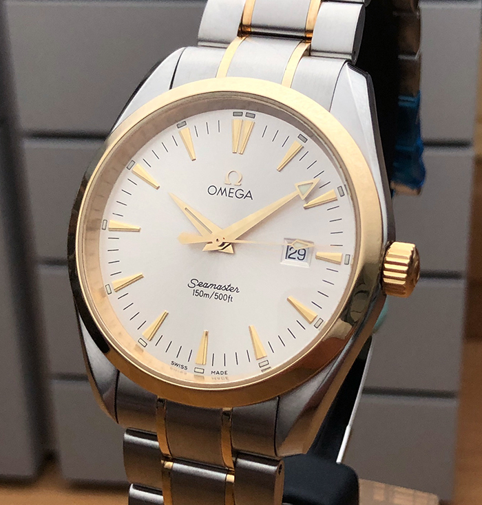 Omega Seamaster SS & YG Aqua Terra Quartz Wristwatch Ref. 2317.30